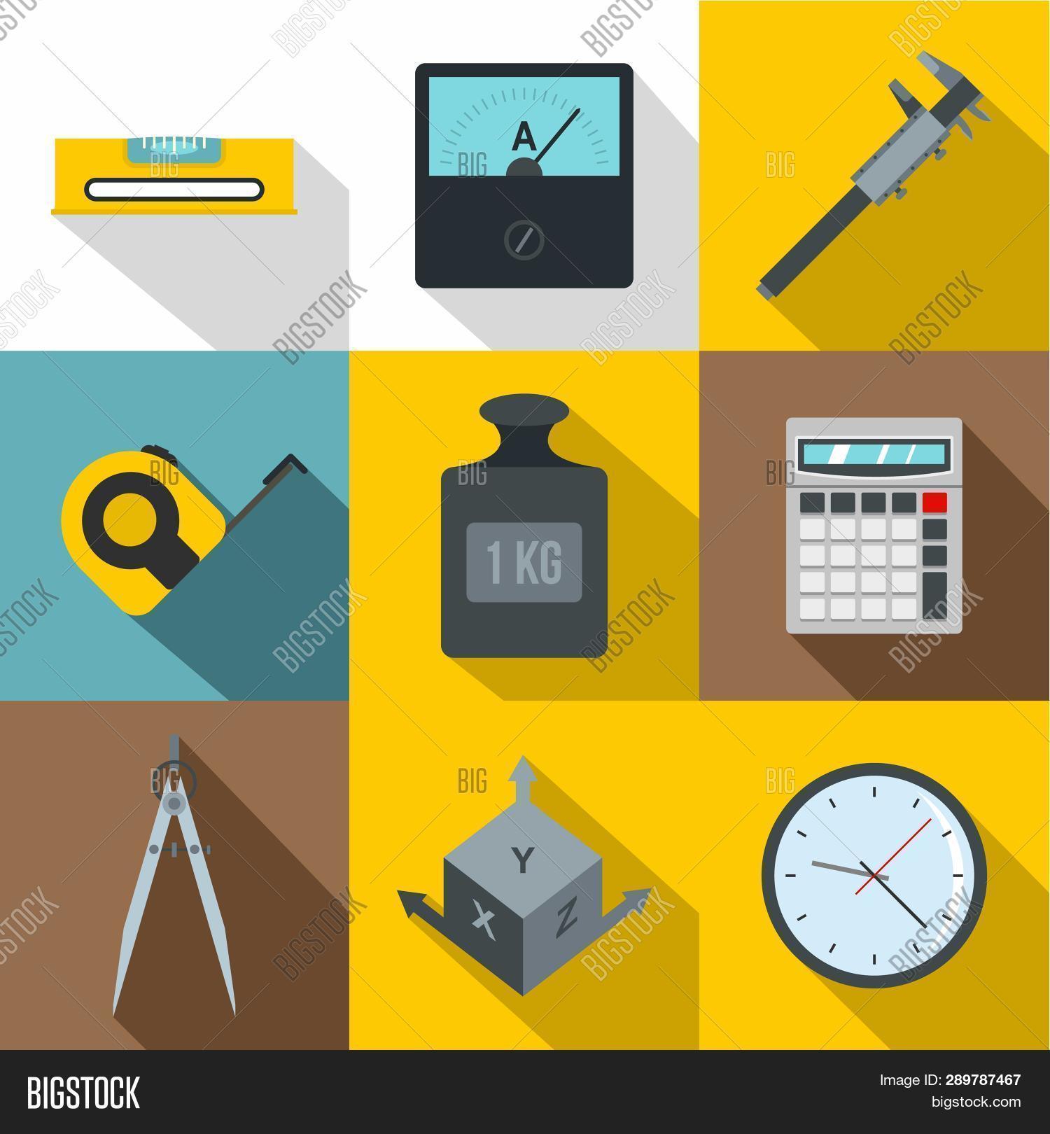 Dimension Icon Set. Image & Photo (Free Trial) | Bigstock