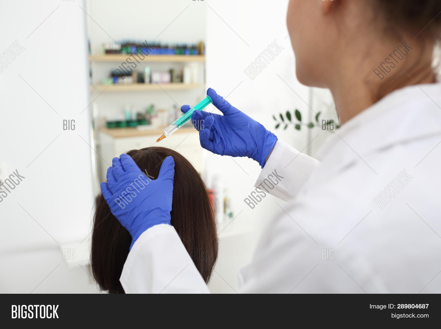 Injecting Scalp. Image & Photo (Free Trial) | Bigstock