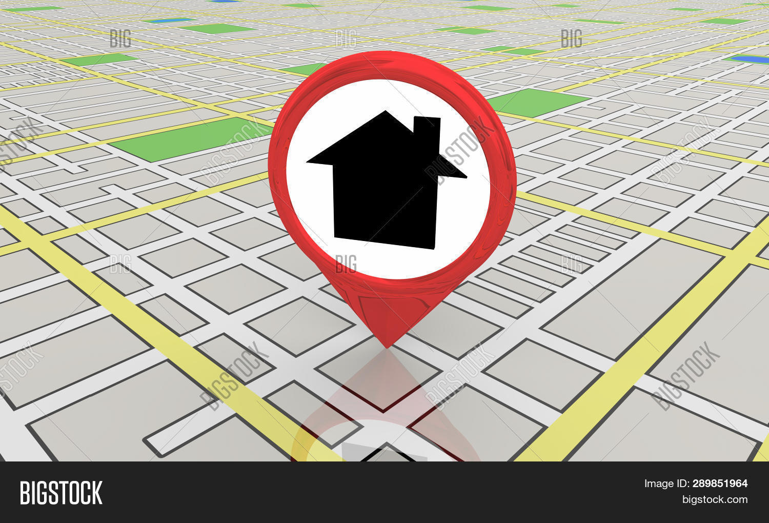 House Home Symbol Map Image & Photo (Free Trial) | Bigstock