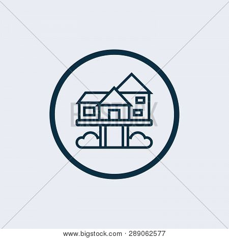 Mansion Icon Isolated Vector & Photo (Free Trial) | Bigstock