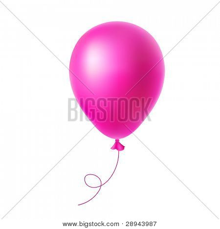 Vector Pink Balloon. Vector & Photo (Free Trial) | Bigstock