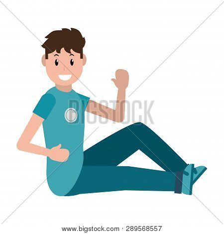 Young Man Lying Vector & Photo (Free Trial) | Bigstock