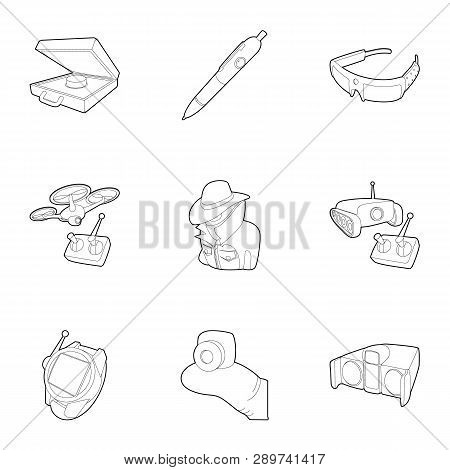 Fbi Icons Set. Outline Image & Photo (Free Trial) | Bigstock