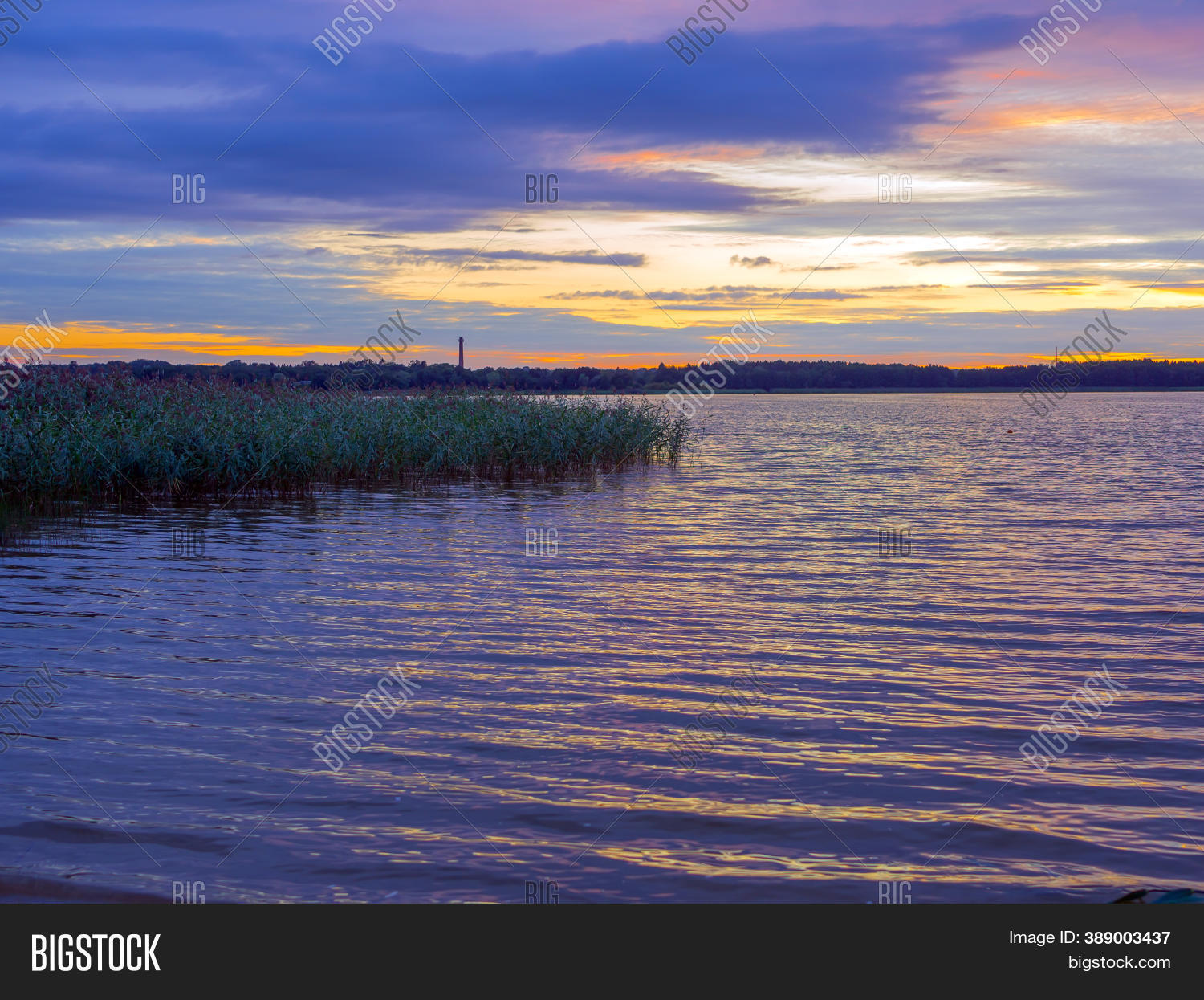 Panoramic View Evening Image & Photo (Free Trial) | Bigstock