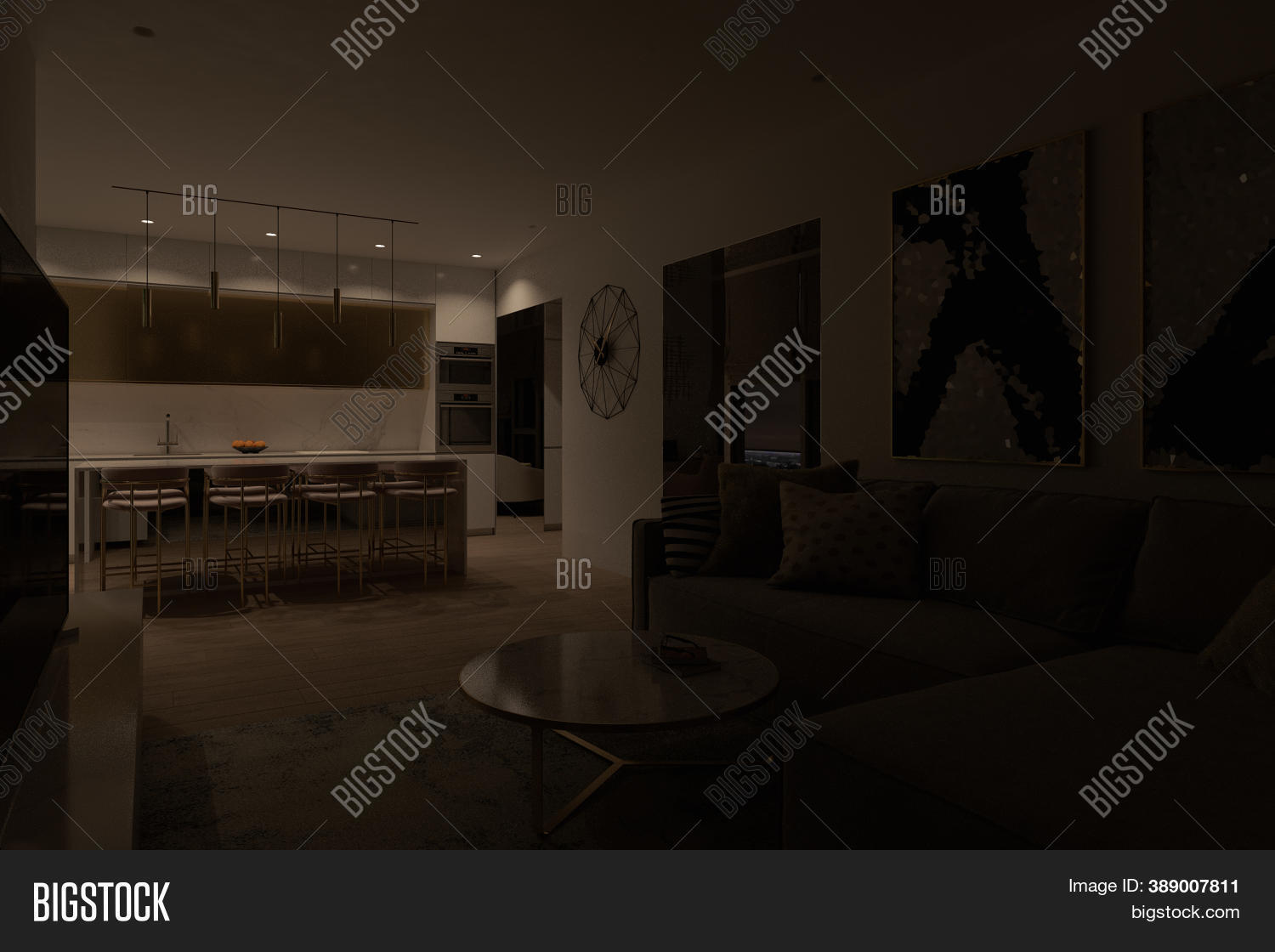 3d Interior Design Image & Photo (Free Trial) | Bigstock