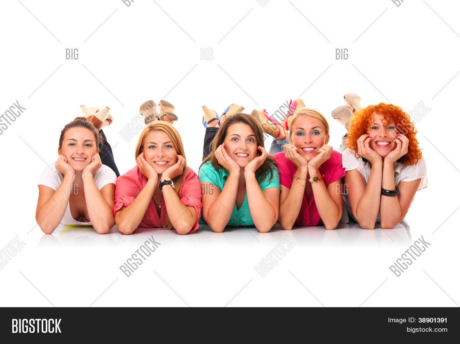 Picture Five Women Image & Photo (Free Trial) | Bigstock