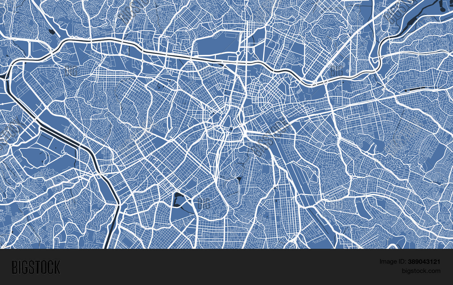 Detailed Map Sao Vector & Photo (Free Trial) | Bigstock