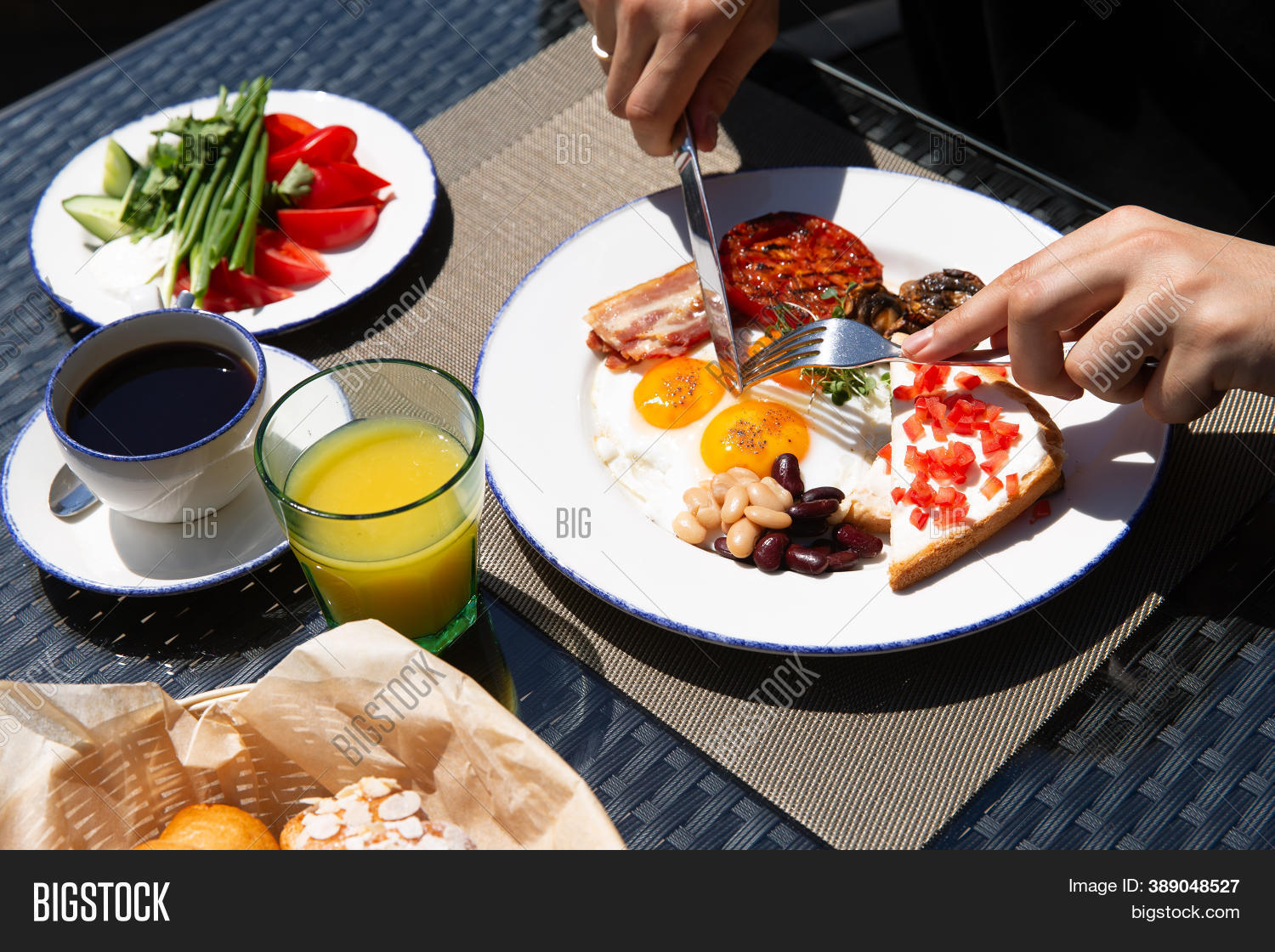 Breakfast Outside. Image & Photo (Free Trial) | Bigstock