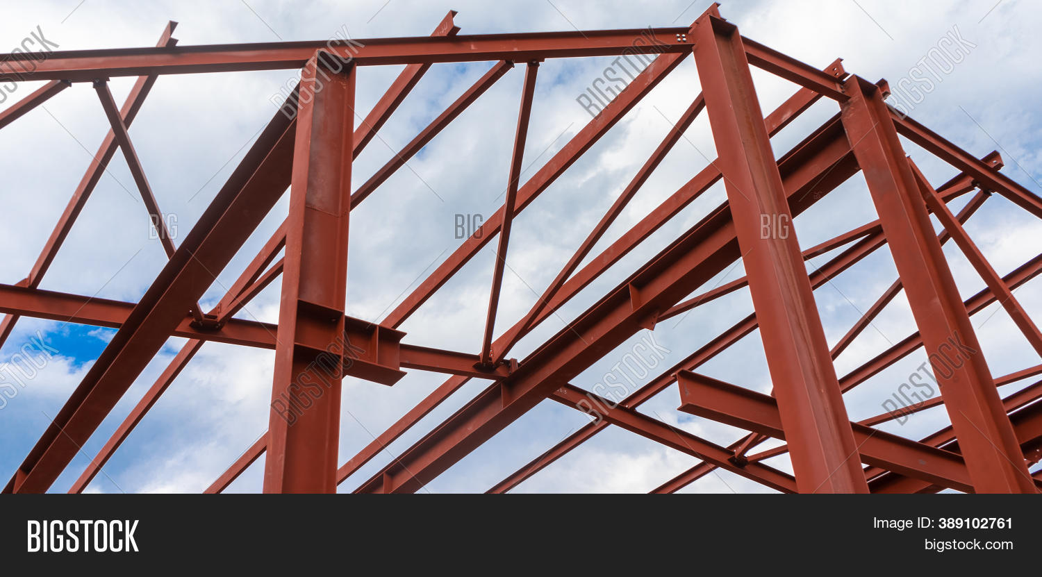 Red Metal Structure Image & Photo (Free Trial) | Bigstock
