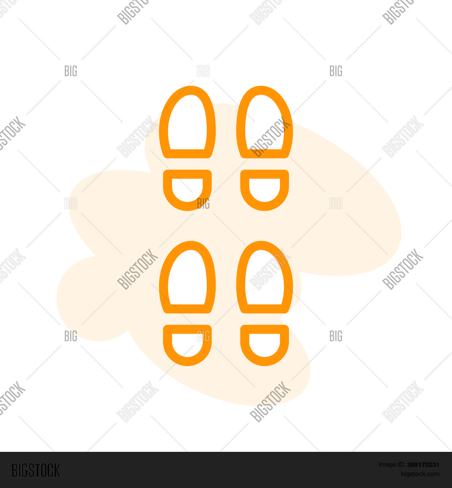 Boot Print Icon, Vector & Photo (Free Trial) | Bigstock