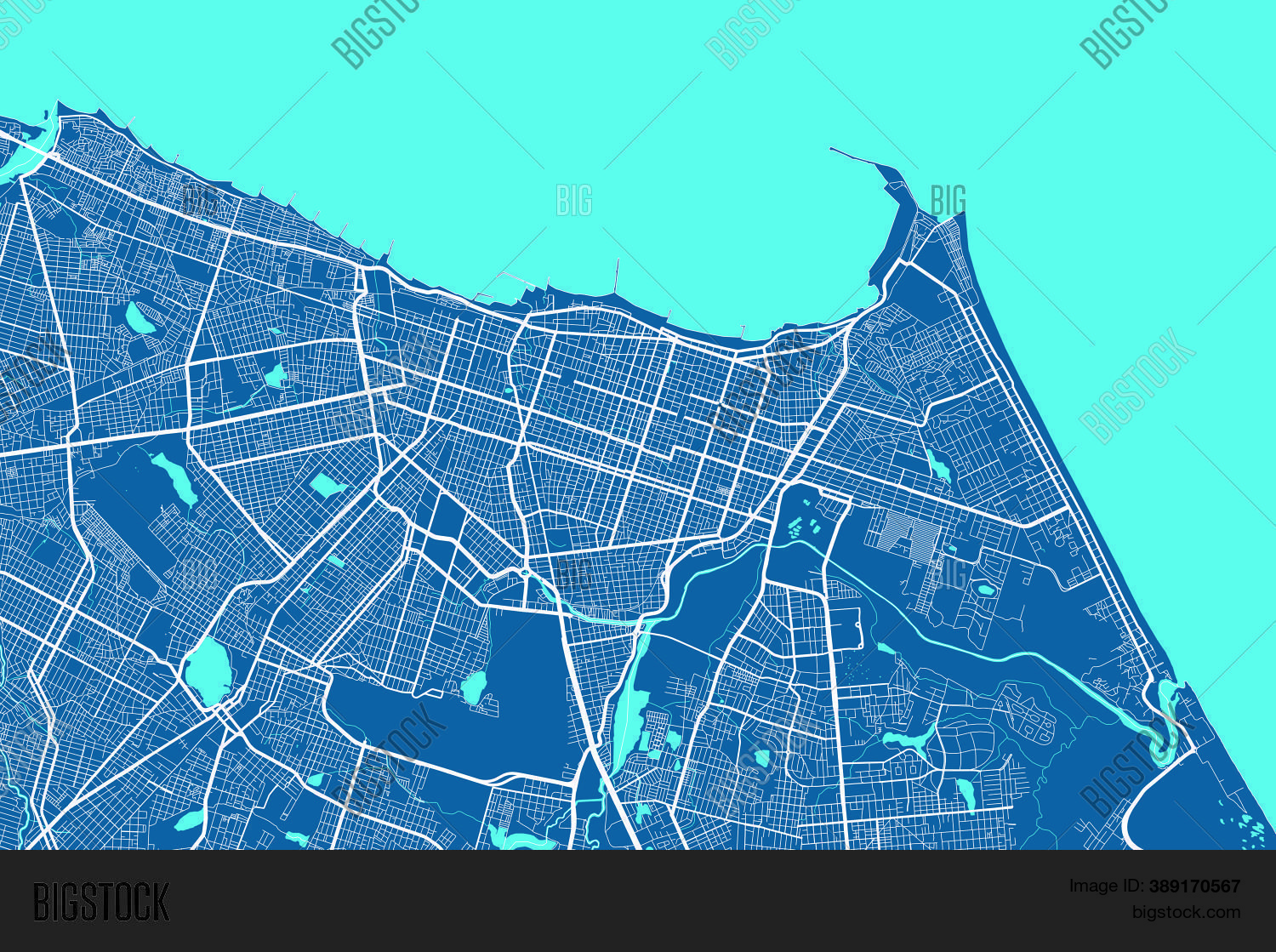 Detailed Map Vector & Photo (Free Trial) | Bigstock