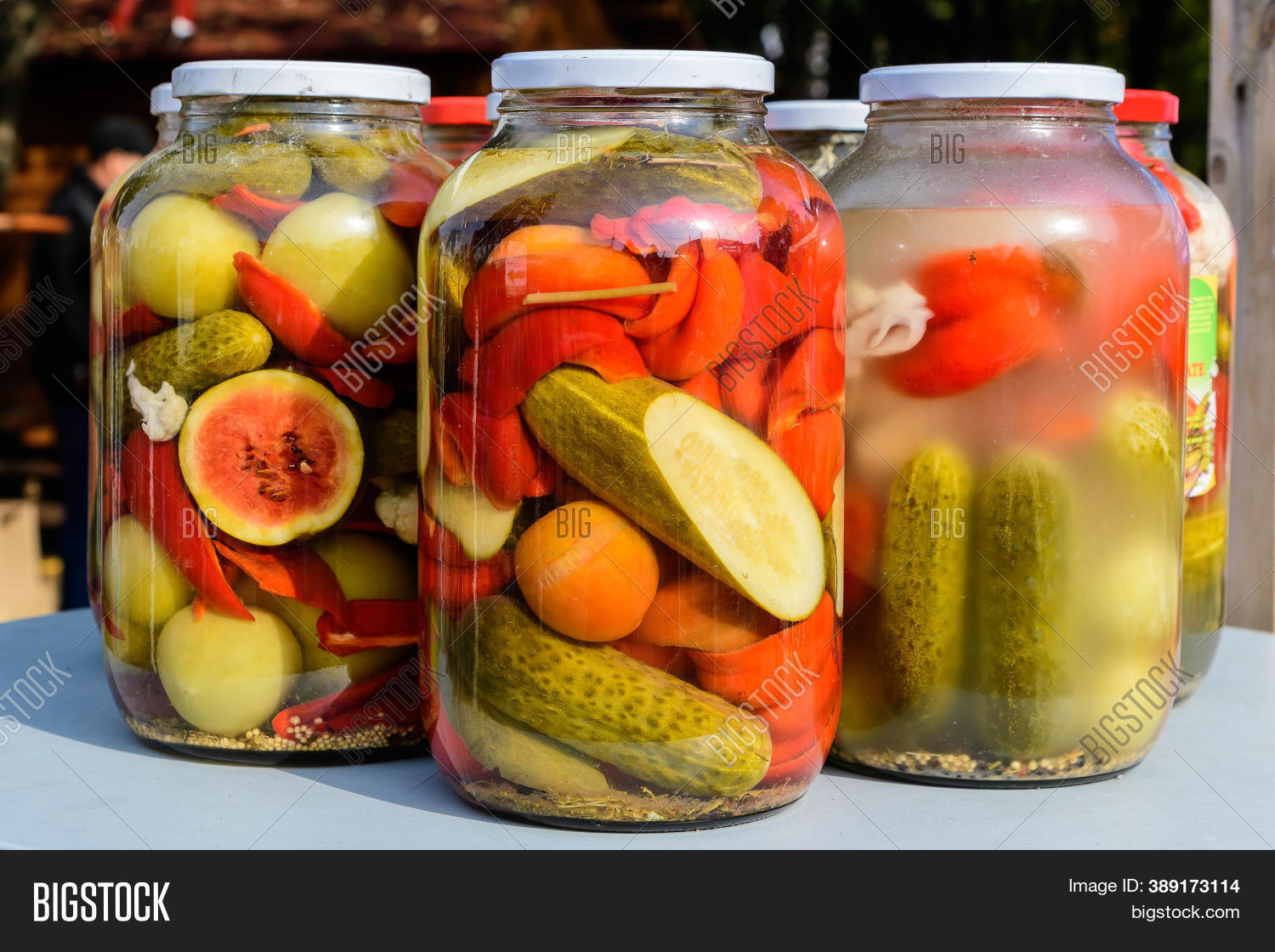 Three Jars Mixed Image & Photo (Free Trial) | Bigstock