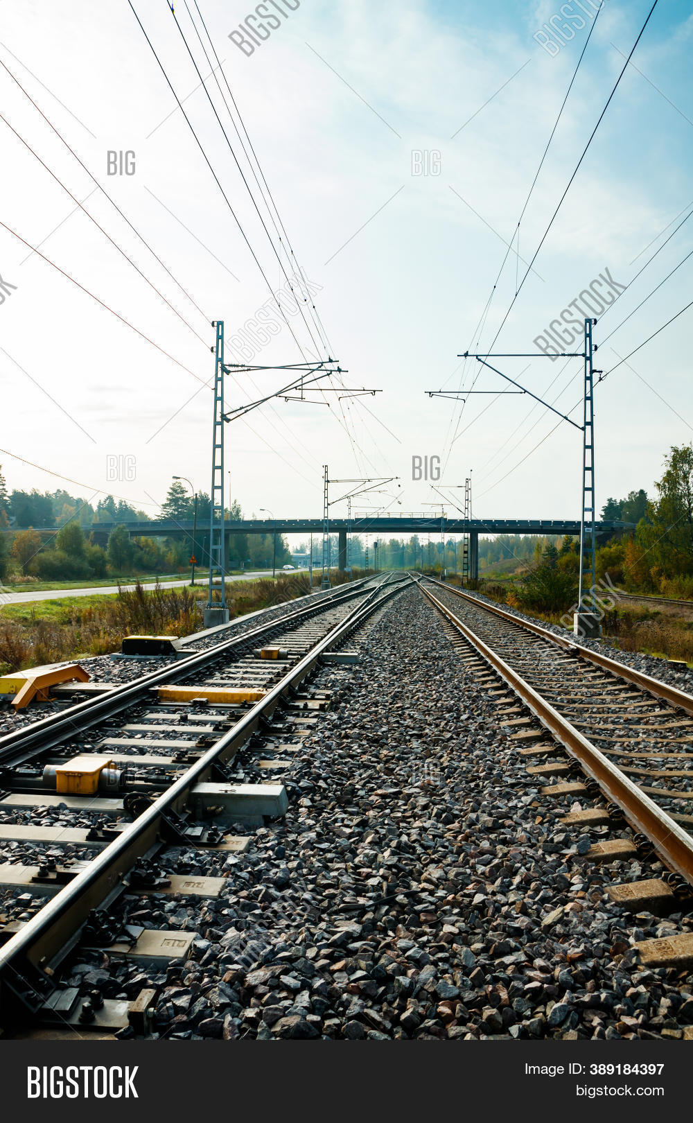 Two Lane Railroad Image & Photo (Free Trial) | Bigstock