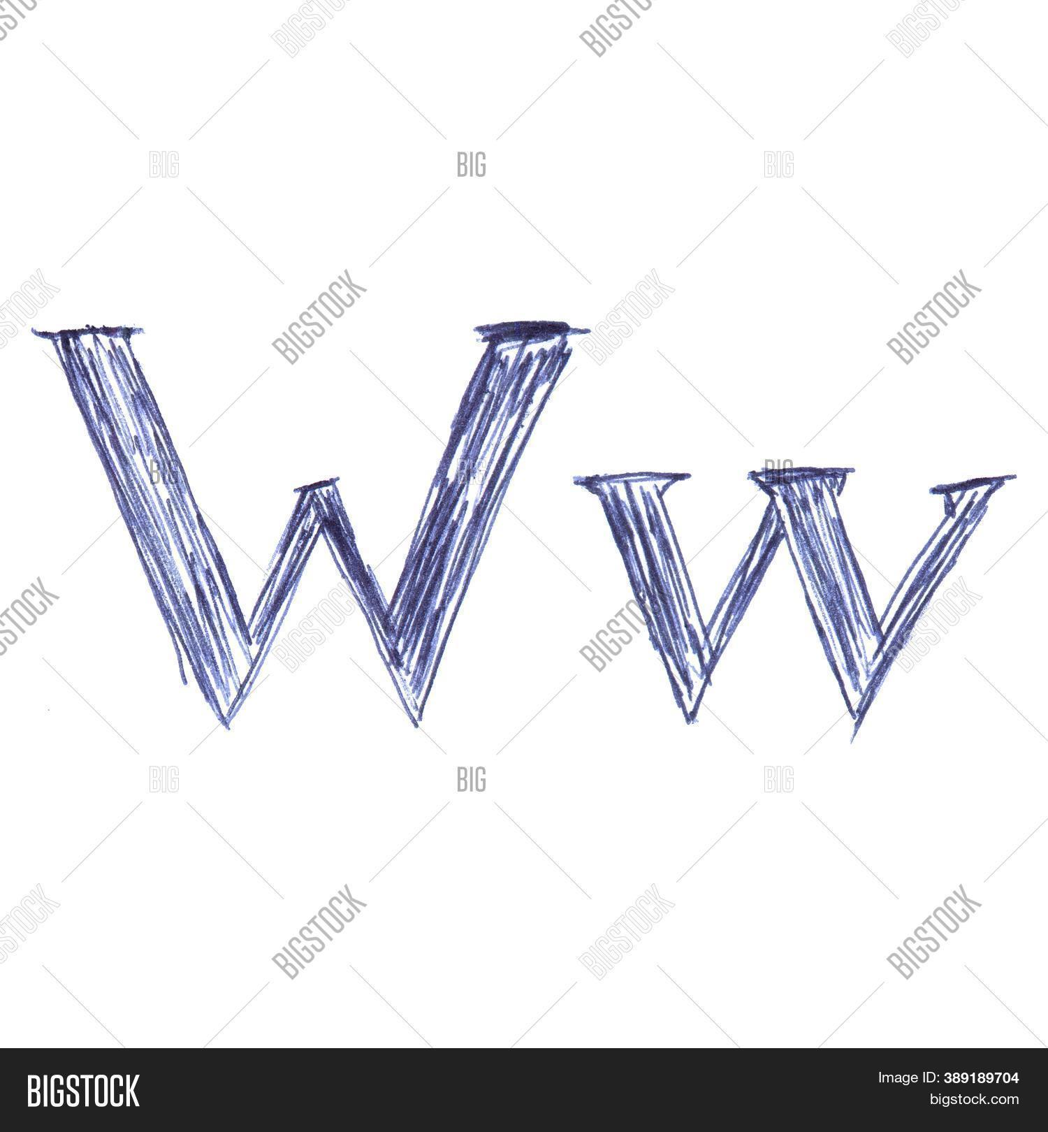Ww - Letter Alphabet Image & Photo (Free Trial) | Bigstock