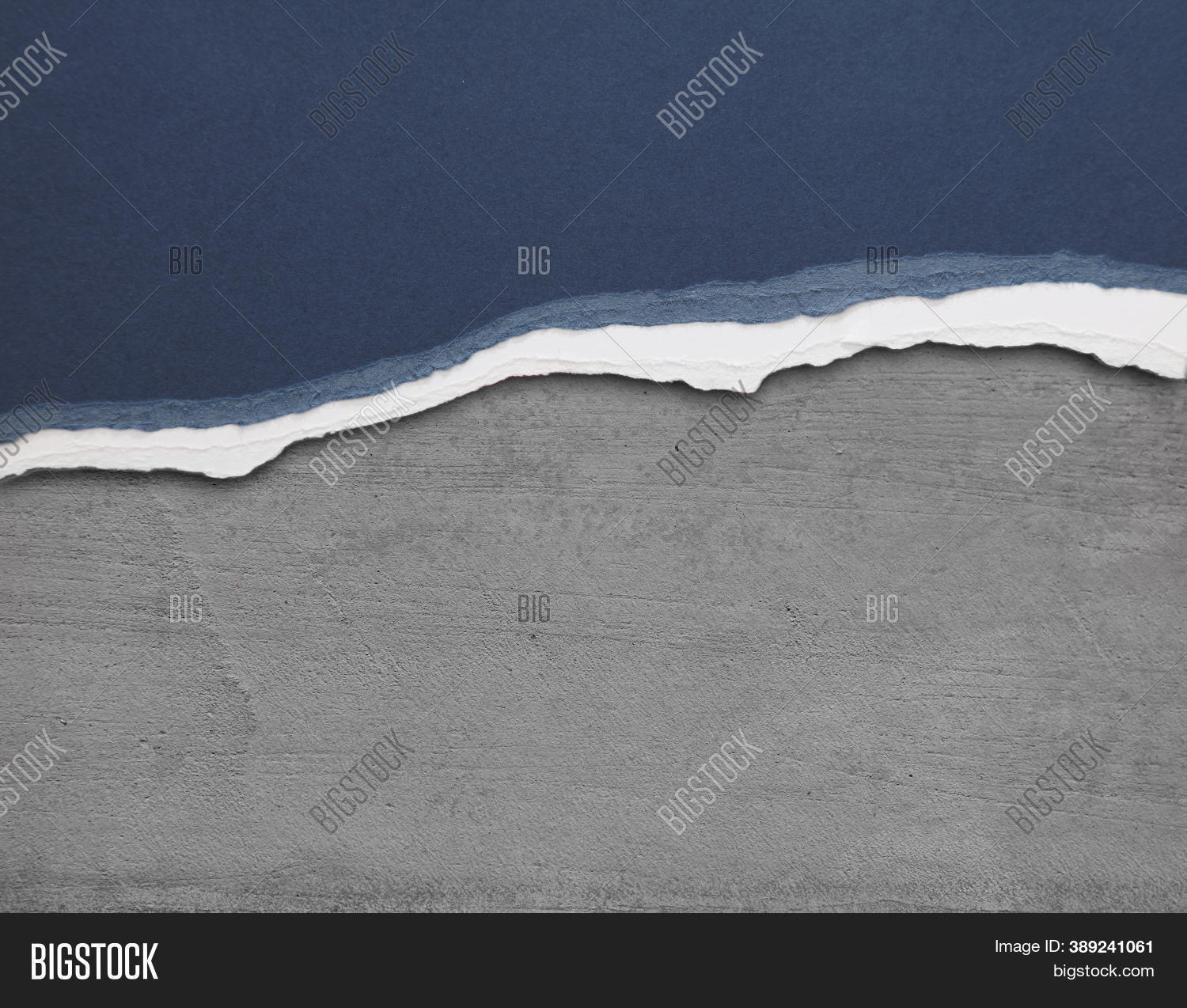 Edge Ripped Blue Paper Image & Photo (Free Trial) | Bigstock