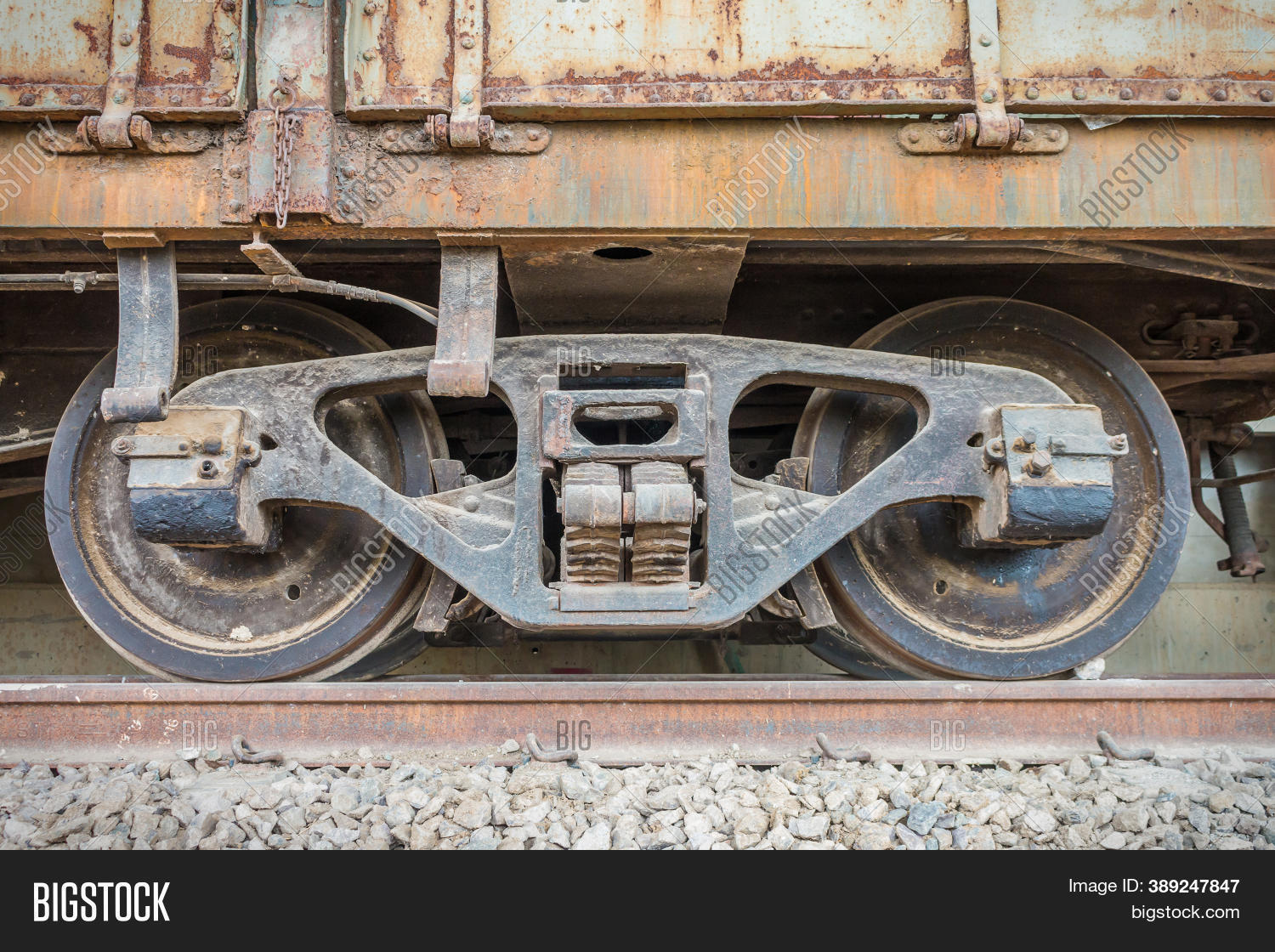 Railroad Wheel On Rail Image & Photo (Free Trial) | Bigstock