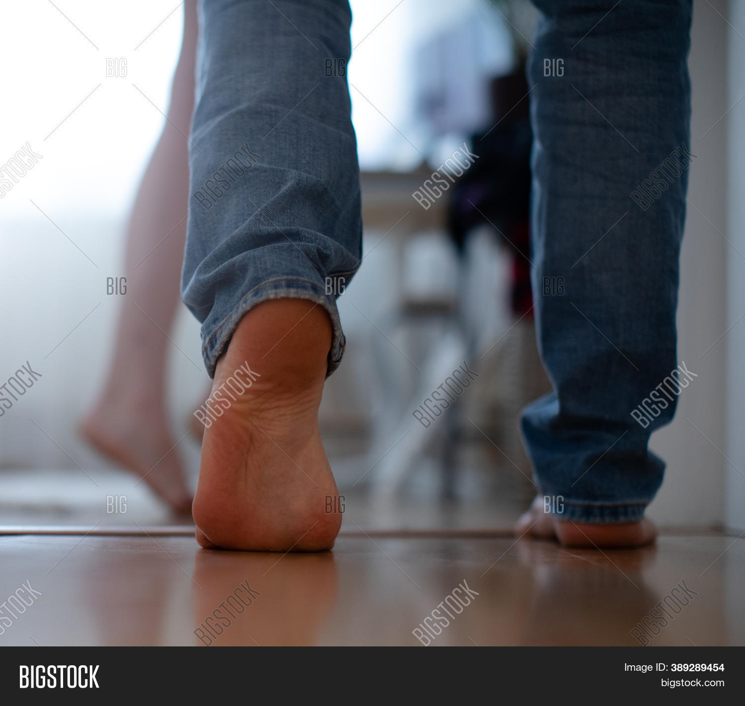 Barefoot Girl Standing Image & Photo (Free Trial) | Bigstock