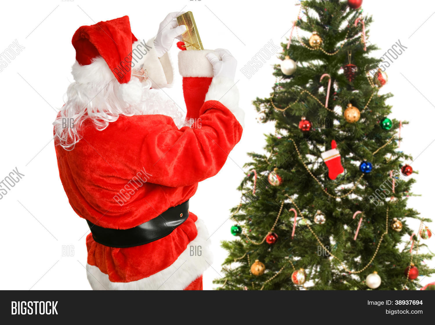 Santa Claus Hard Work Image & Photo (Free Trial) | Bigstock