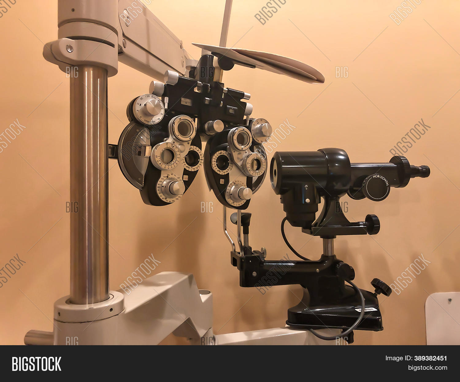 Close Phoropter Eye Image & Photo (Free Trial) | Bigstock