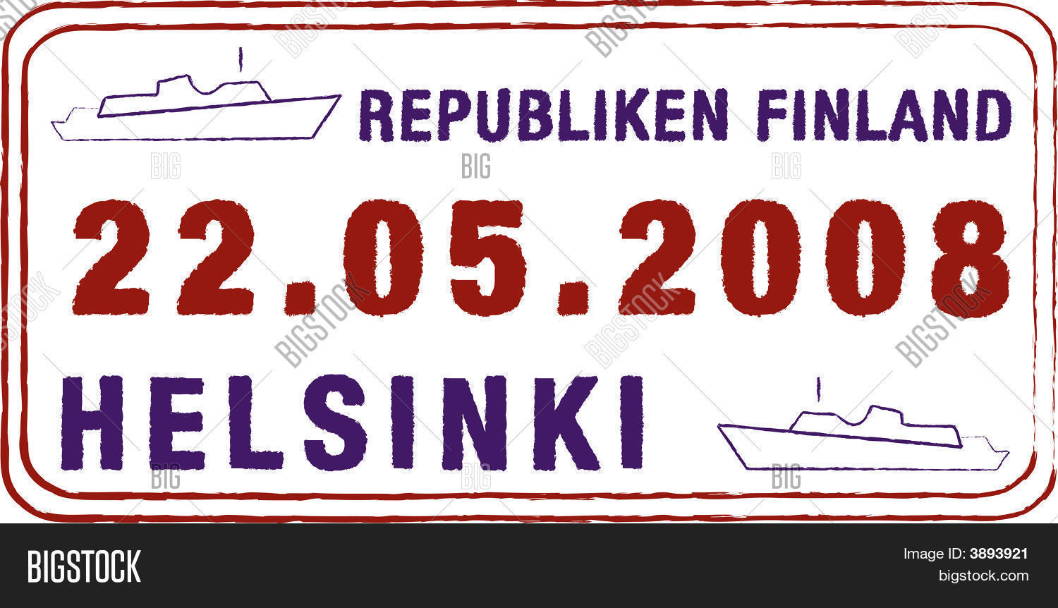 Passport Stamp - Vector & Photo (Free Trial) | Bigstock
