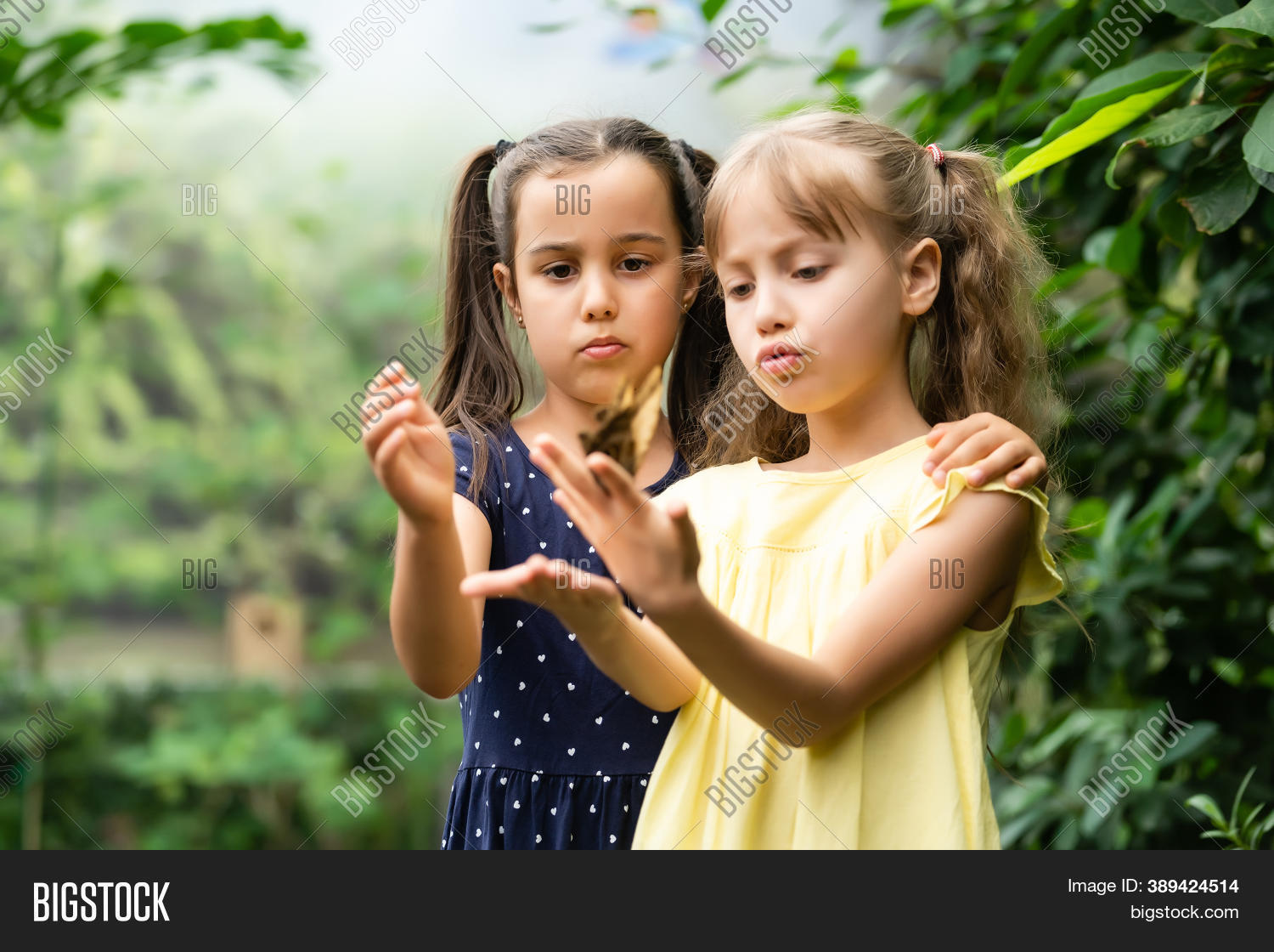 Two Little Girls Image & Photo (Free Trial) | Bigstock