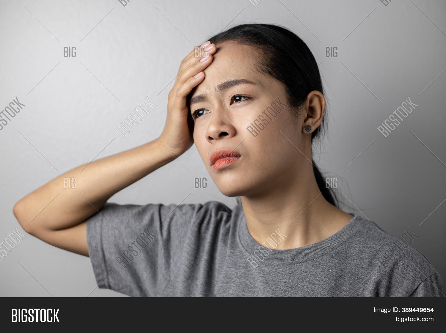 Young Woman Stress Image & Photo (Free Trial) | Bigstock
