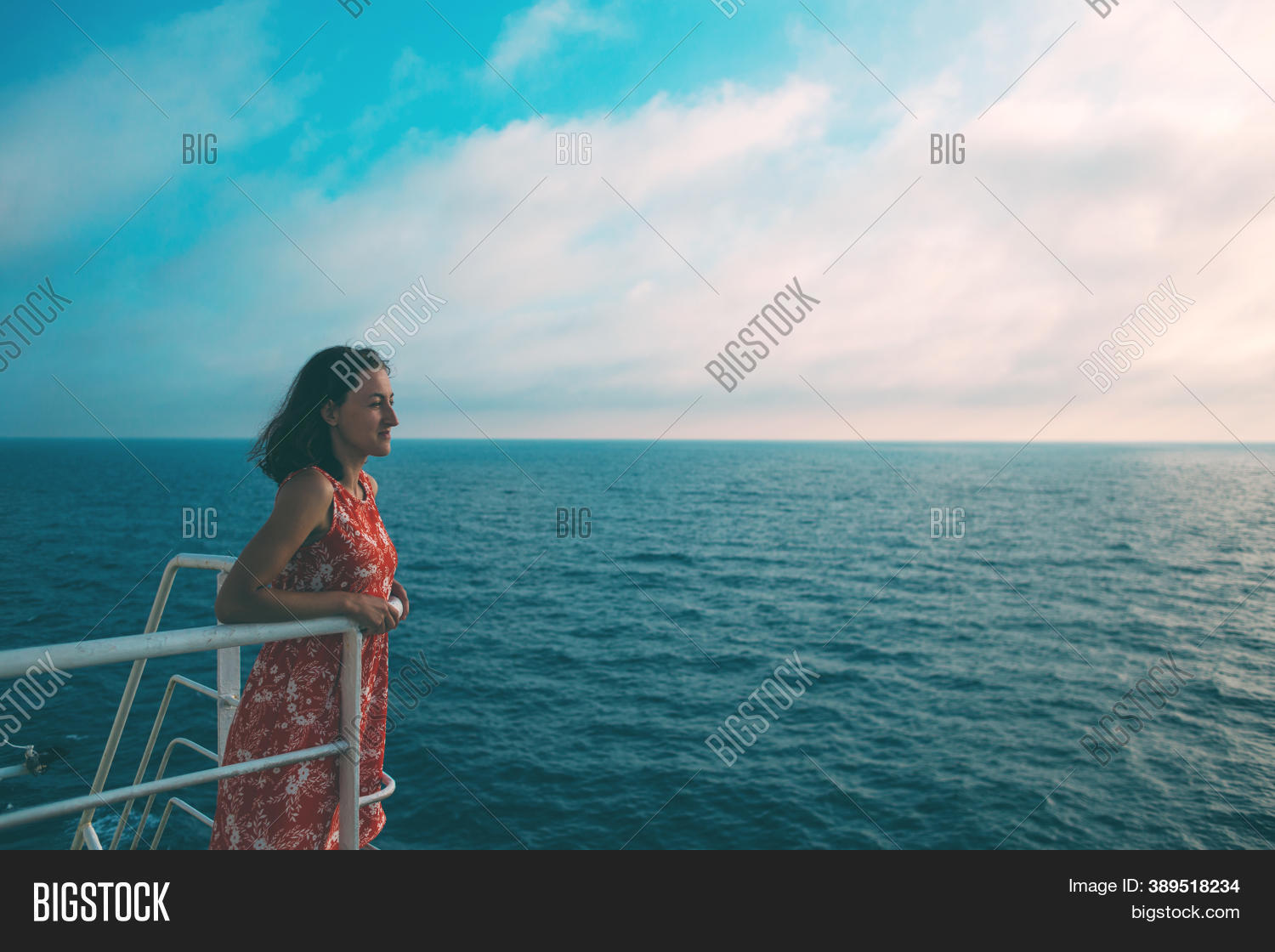 Woman Sailing On Image & Photo (Free Trial) | Bigstock