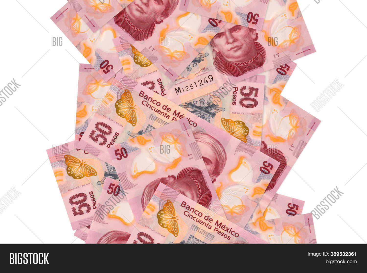 50 Mexican Pesos Bills Image & Photo (Free Trial) | Bigstock