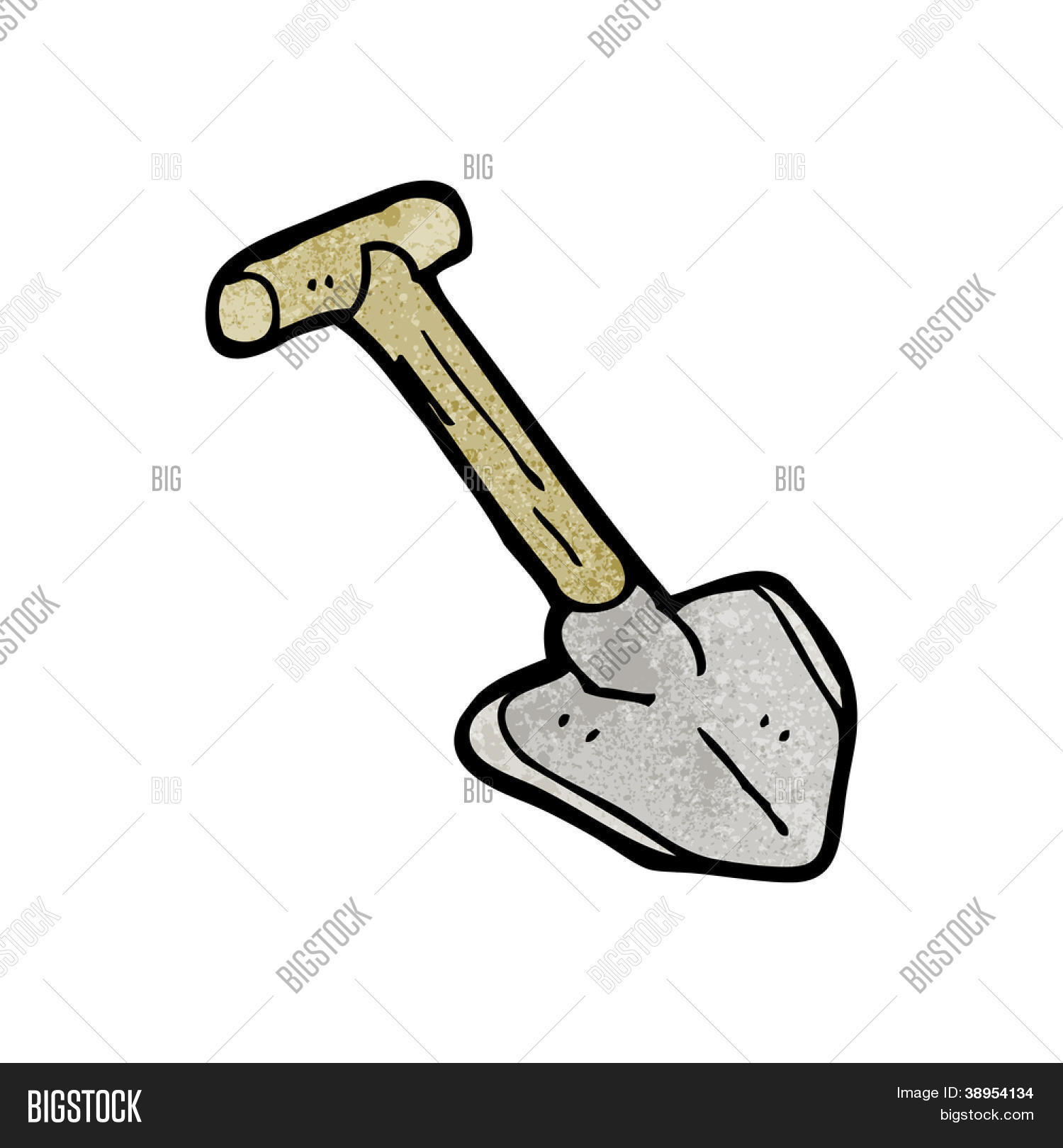 Cartoon Garden Spade Vector & Photo (Free Trial) | Bigstock