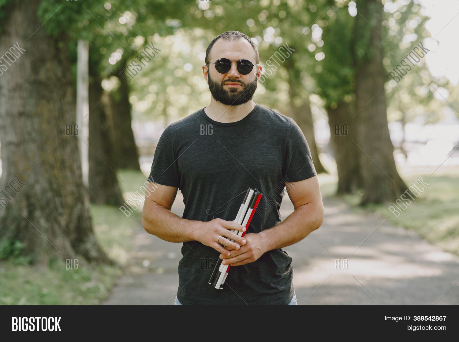 Blind Young Man Black Image & Photo (Free Trial) | Bigstock