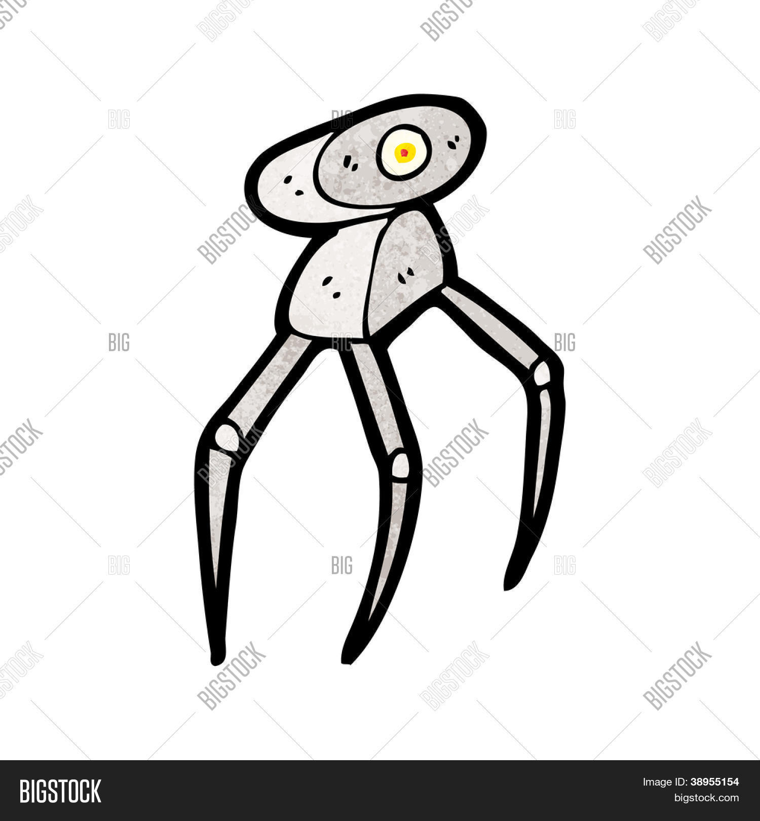 Cartoon Spider Robot Vector & Photo (Free Trial) | Bigstock