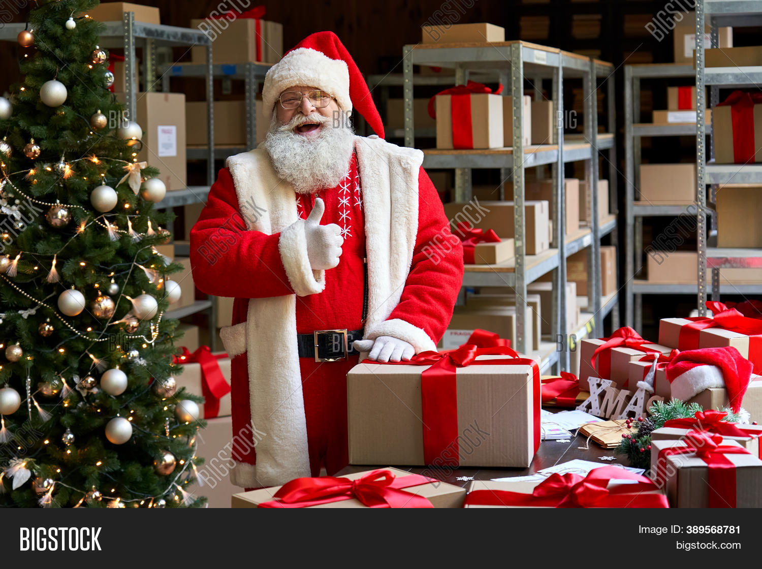 Happy Old Funny Santa Image & Photo (Free Trial) | Bigstock