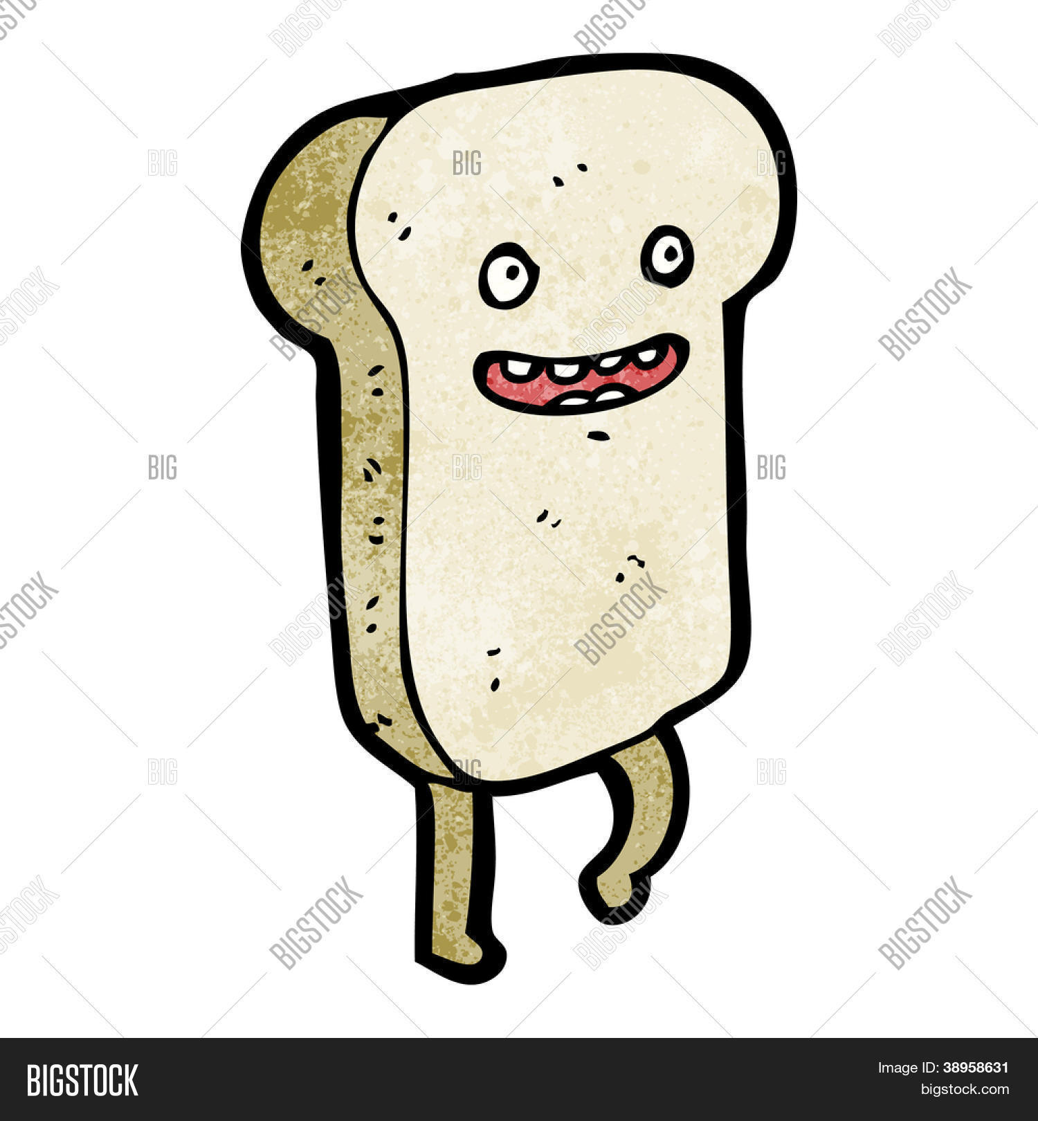 Dancing Toast Cartoon Vector & Photo (Free Trial) | Bigstock
