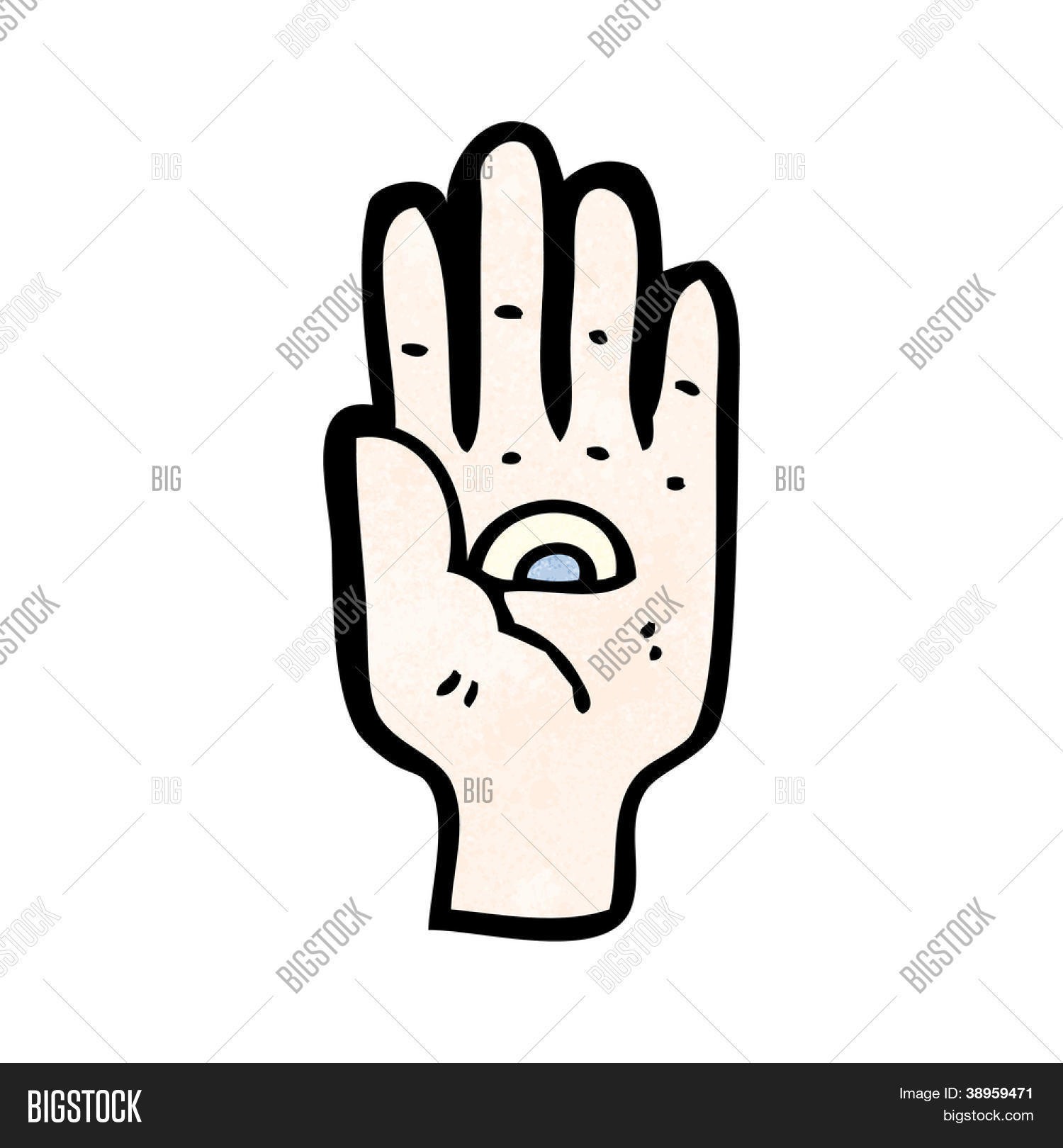 Mystic Eye Hand Vector & Photo (Free Trial) | Bigstock