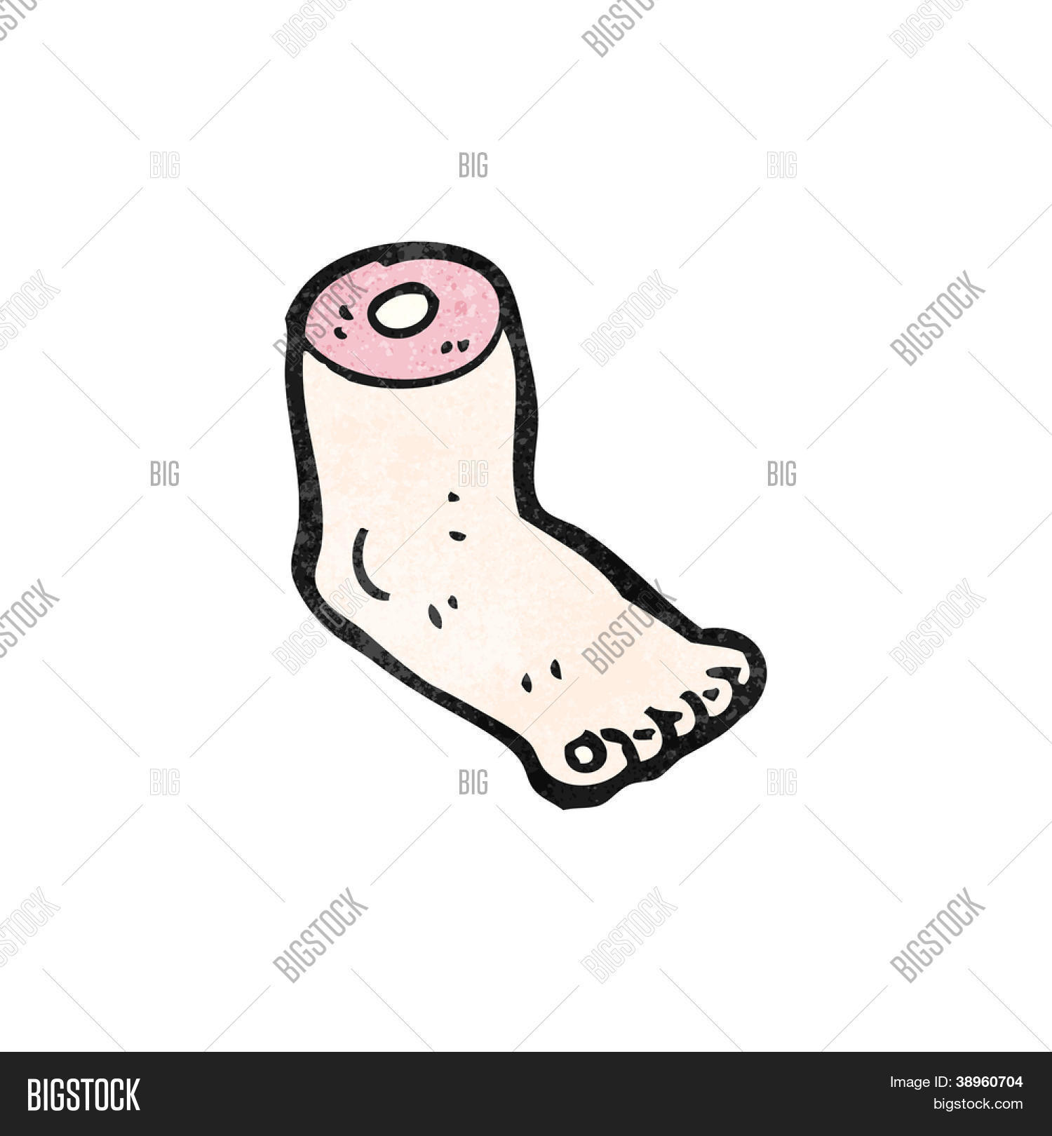 Cartoon Severed Foot Vector & Photo (Free Trial) | Bigstock