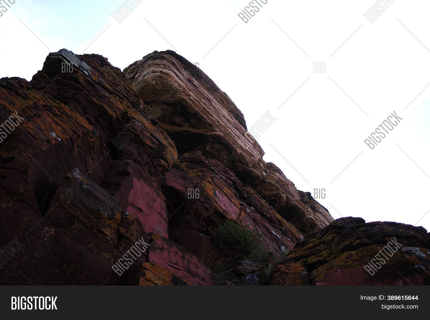 Steep Stone Rock On Image & Photo (Free Trial) | Bigstock