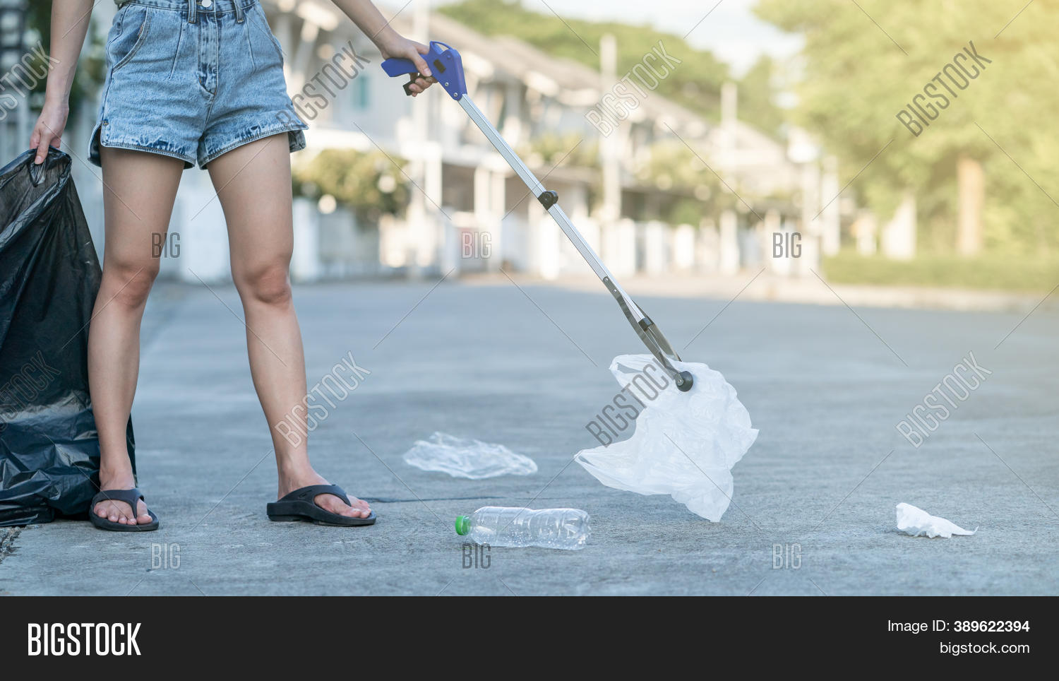 Woman Use Garbage Image & Photo (Free Trial) | Bigstock