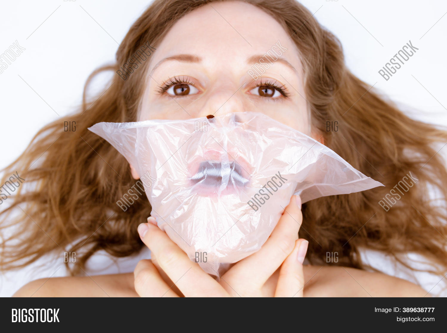Girl Suffocating Image & Photo (Free Trial) | Bigstock