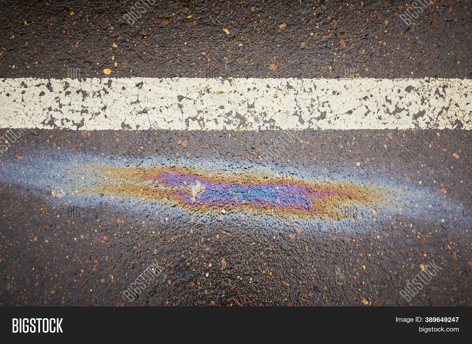 Colored Oil Stains Car Image & Photo (Free Trial) | Bigstock