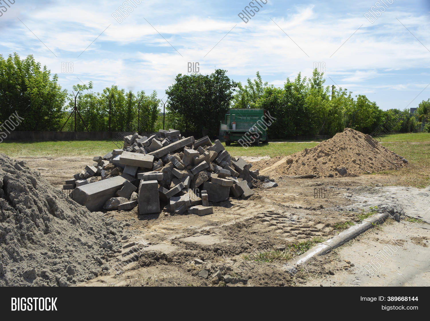Pieces Old Asphalt On Image & Photo (Free Trial) | Bigstock