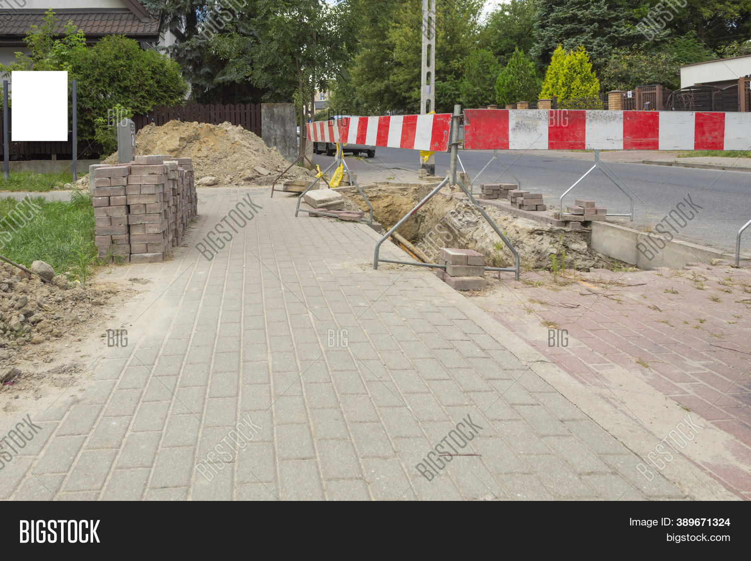 Open Pit On Footpath. Image & Photo (Free Trial) | Bigstock