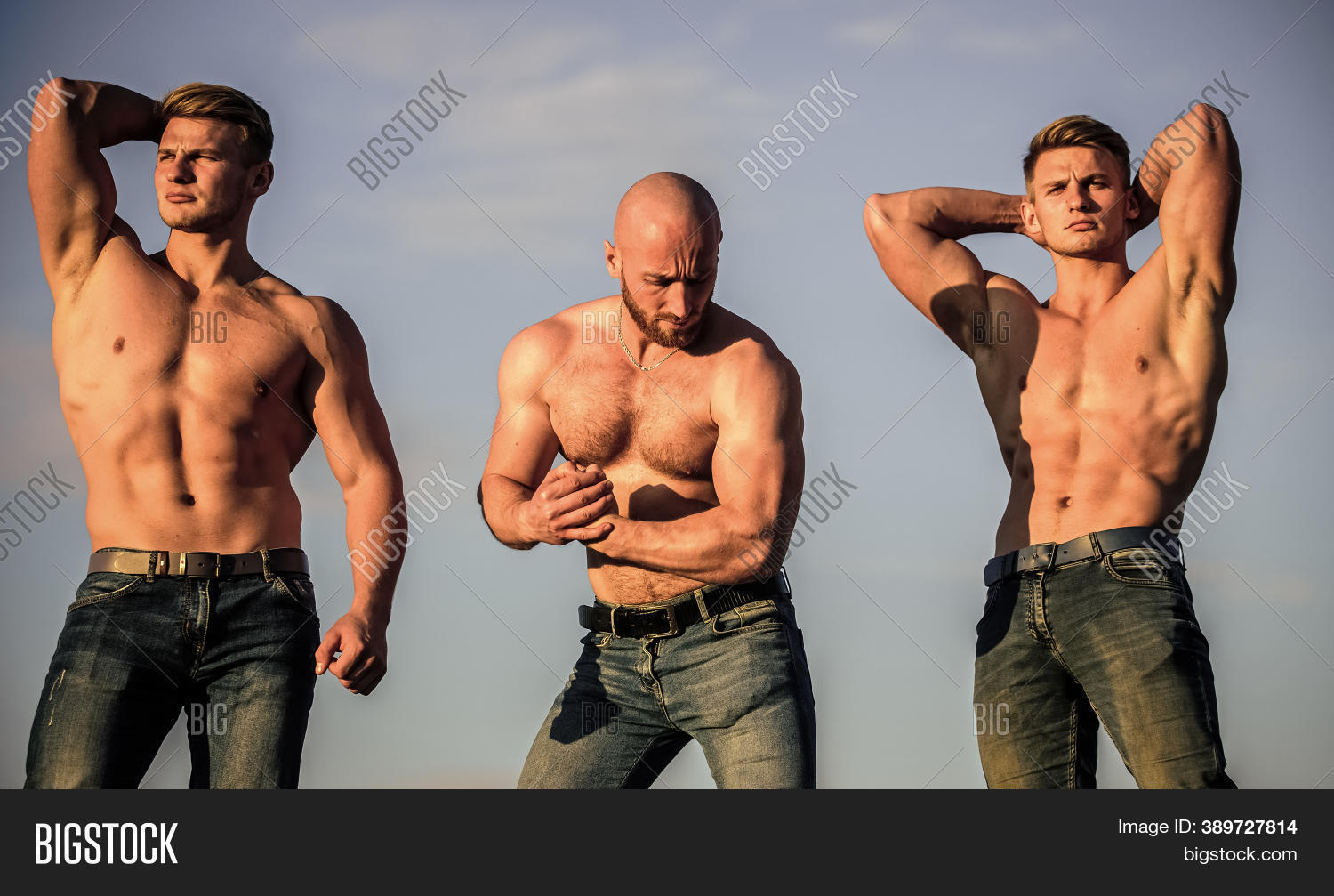Group Muscular Men Image & Photo (Free Trial) | Bigstock