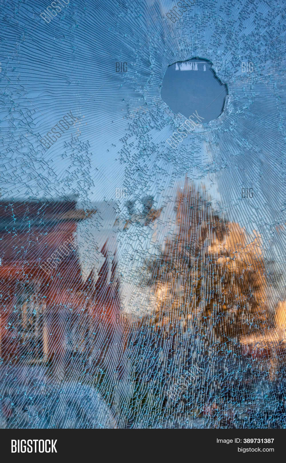 Shattered Glass Window Image & Photo (Free Trial) | Bigstock