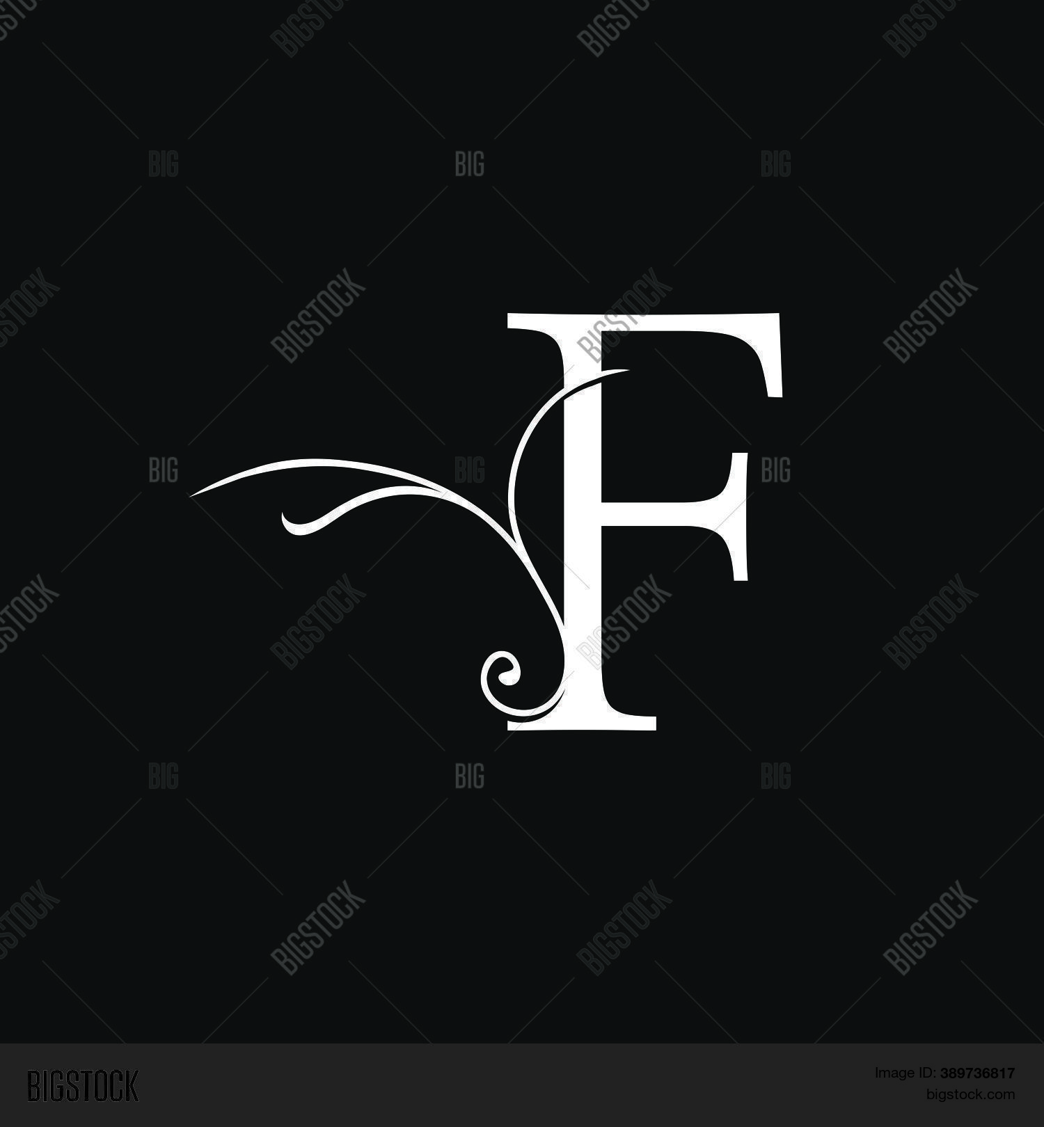 Minimalist Initial F Vector & Photo (Free Trial) | Bigstock