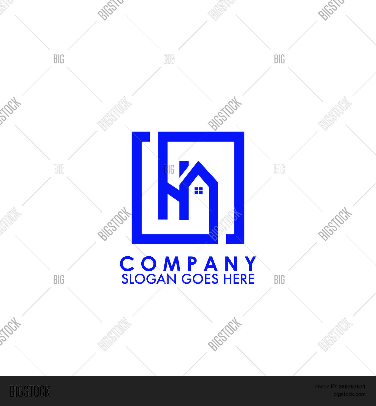Building Logo Letter Vector & Photo (Free Trial) | Bigstock