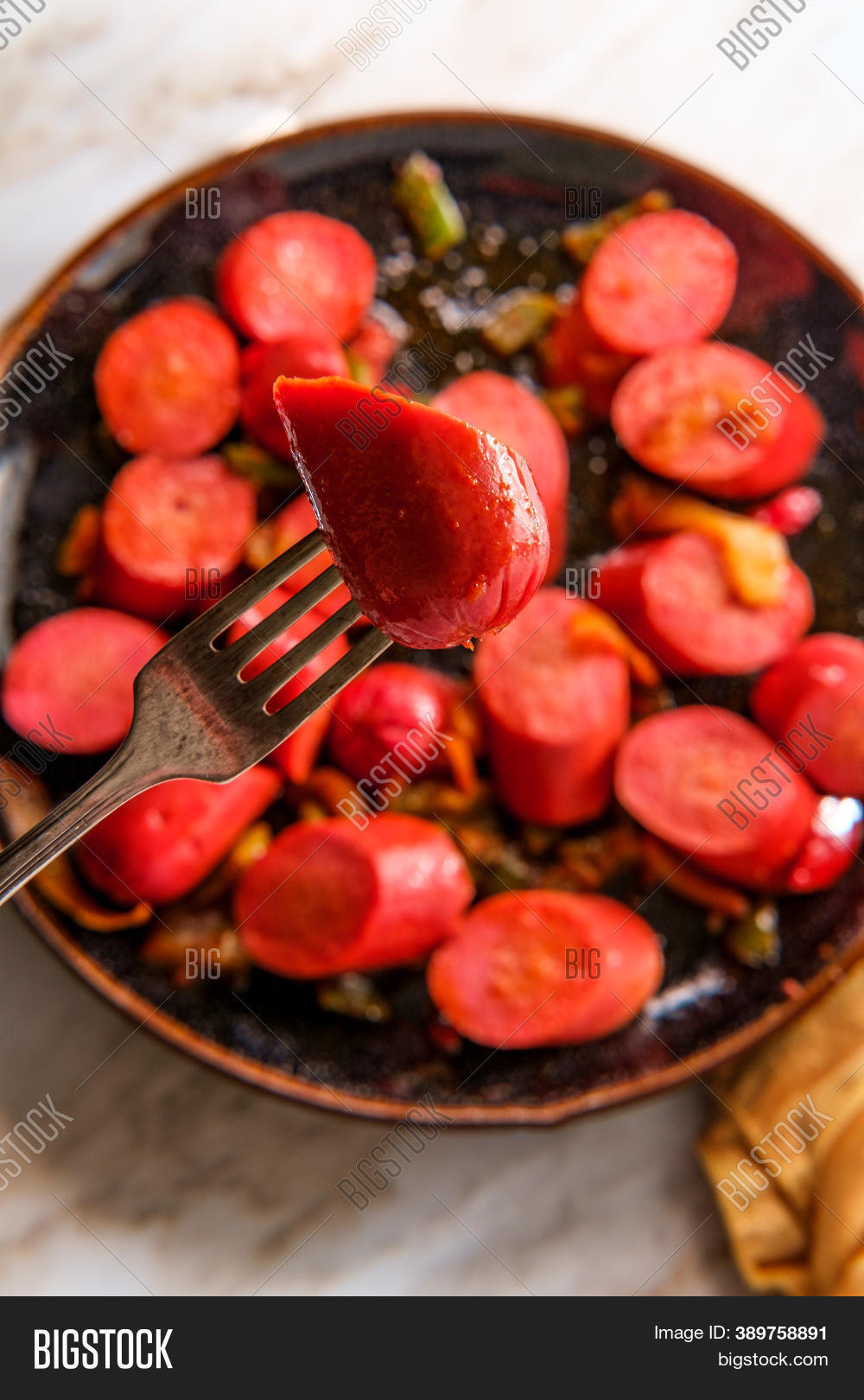 Hot Spicy Sausage Image & Photo (Free Trial) | Bigstock