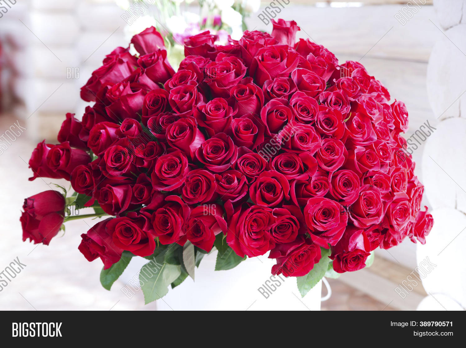 Bunch Of Red Flowers
