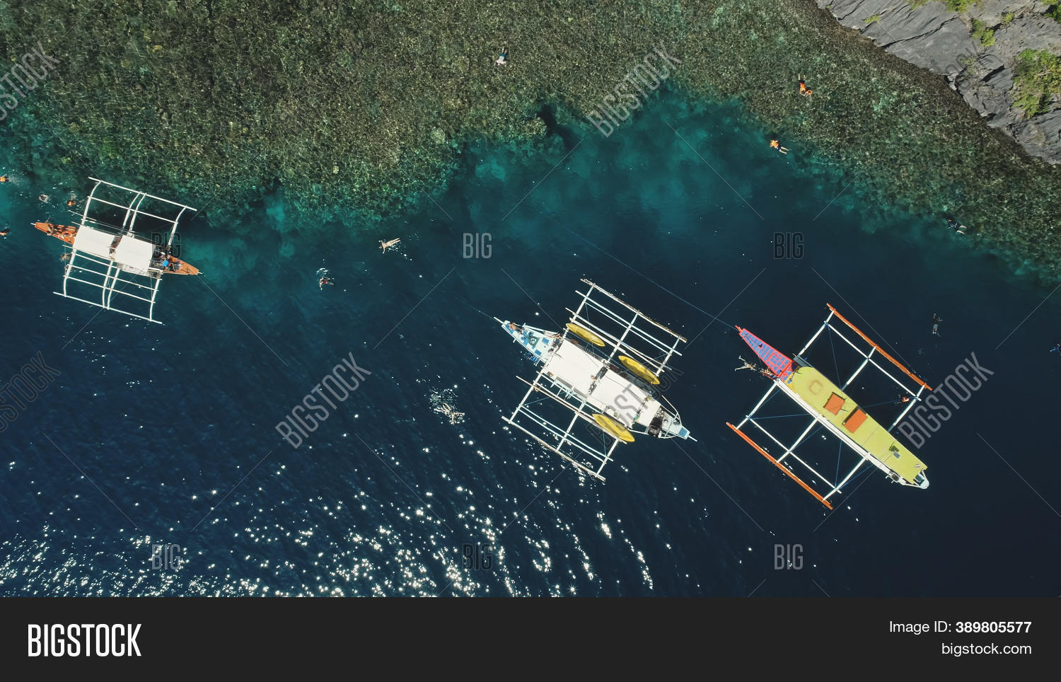 Top Down Boats Green Image & Photo (Free Trial) | Bigstock