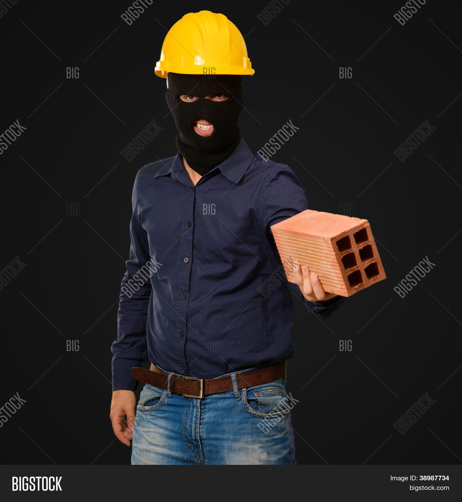 Angry Criminal Man Image & Photo (Free Trial) | Bigstock