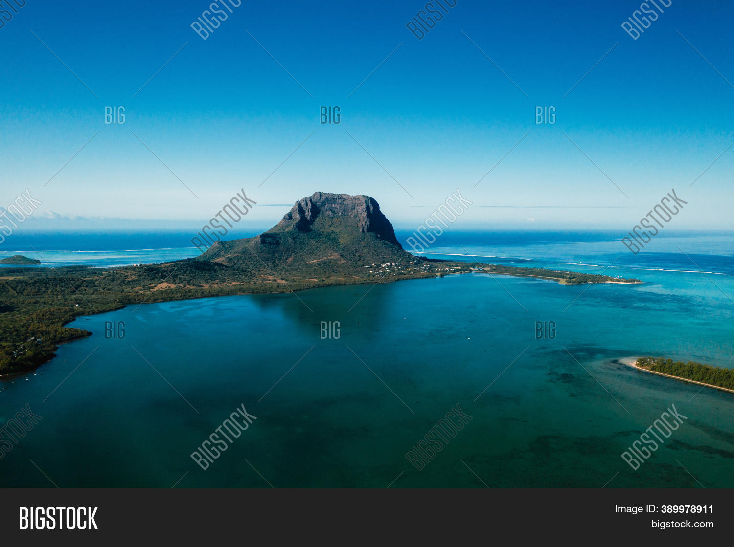 Aerial View Le Morne Image & Photo (Free Trial) | Bigstock